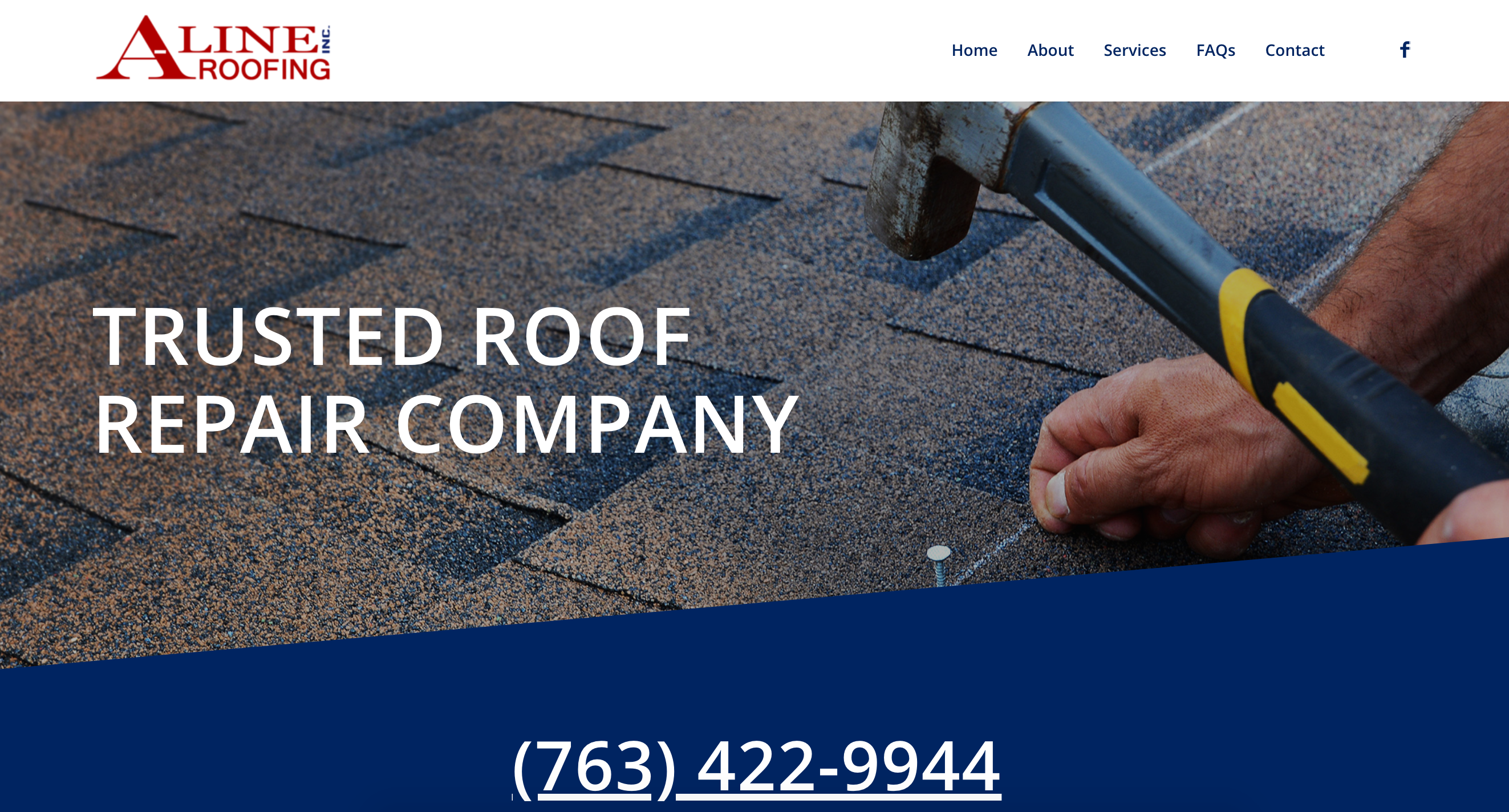 Aline Roofing - Website - Downtown Design, LLC